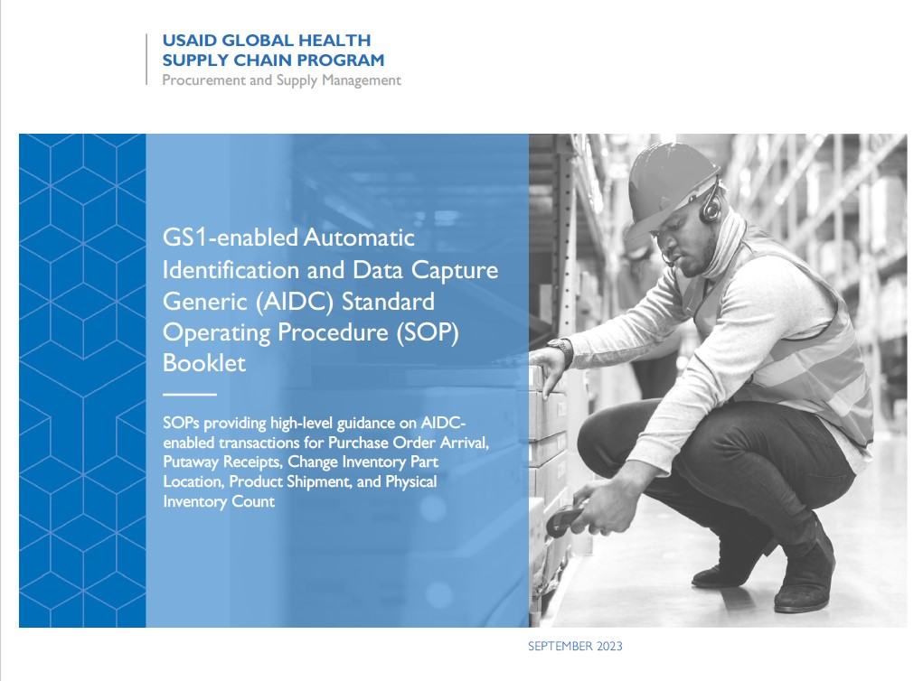 GS1-enabled Automatic Identification and Data Capture Generic SOP Booklet | USAID Global Health ...